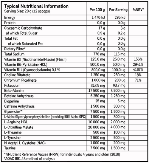 Rage Rampage Pre-Workout - 400g | | Biogen