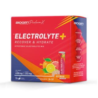 Biogen Electrolyte Plus Fizzy Value Pack Citrus - 30 Tabs