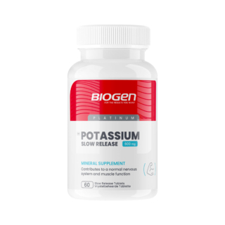 Biogen Potassium Slow Release 600mg - 60 Tabs