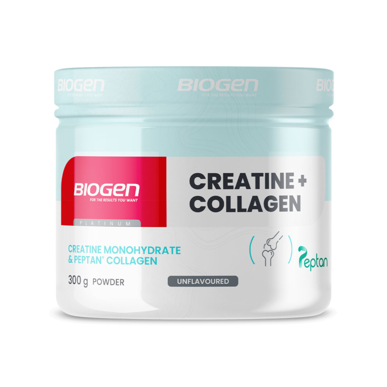 Biogen Creatine Collagen Powder Unflavoured - 300g